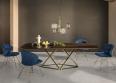 Bontempi Delta Barrel Top Table | Bontempi Dining Tables UK