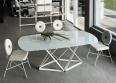 Bontempi Delta Barrel Top Extending Table | Bontempi Delta