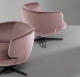 Bonaldo Doge Armchair with Metal Base - Bonaldo Chairs at Go Modern ...