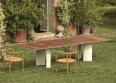 Naca Teak Garden Table | Contemporary Garden Furniture At Go Modern London