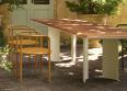 Naca Teak Garden Table | Contemporary Garden Furniture At Go Modern London