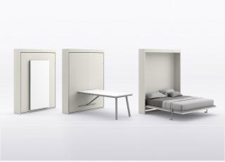 Cinquanta Wall Bed & Drop Down Table | Bedroom Wardrobes London