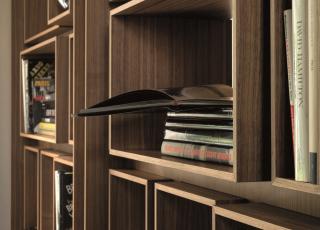Porada First Bookcase - Porada Furniture At Go Modern