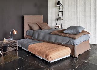 Gervasoni Ghost Single Bed with Pull-Out Bed | Gervasoni Furniture London