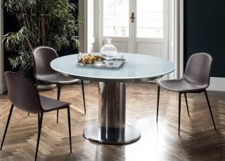 Bontempi Giro Round Extending Dining Table | Bontempi Tables