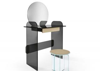 Tonelli Opalina Glass Dressing Table | Modern Dressing Tables