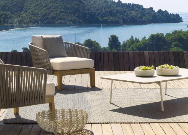 Tribu Pure Corner Garden Sofa - Tribu Furniture At Go Modern