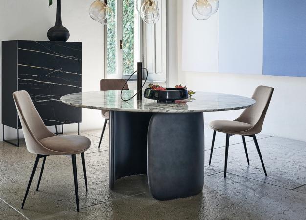 Bonaldo Mellow ST Round Dining Table | Bonaldo Tables At Go Modern, London